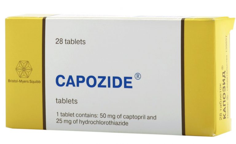 كابوزايد أقراص Capozide لعلاج ضغط الدم المرتفع - موسوعة دار الطب