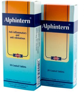 الفينترن أقراص Alphintern Tablets مضاد للالتهابات والتورم أضراره وطريقة ...