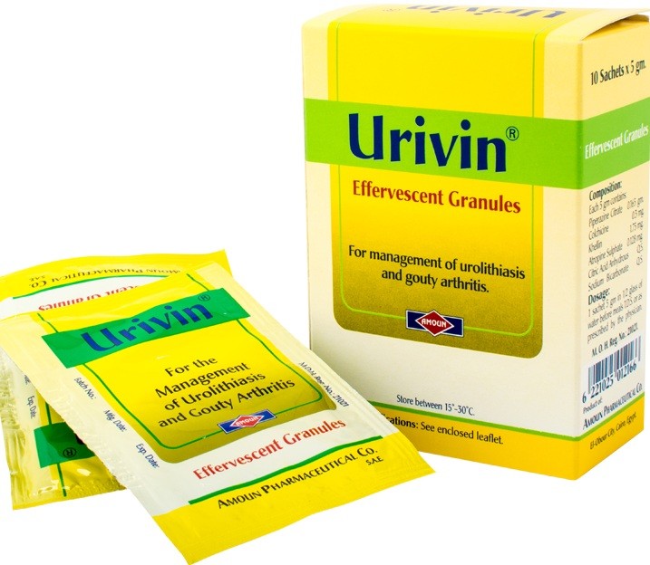 يوريفين فوار Urivin Eff لعلاج النقرس وزيادة الاملاح
