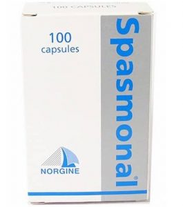 سبازمونال كبسولات لعلاج القولون العصبي والجرعة المسوح بها