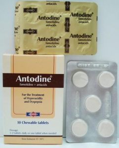 دواء انتودين ANTODINE اقراص وحقن للتخلص من الحموضة وعسر الهضم
